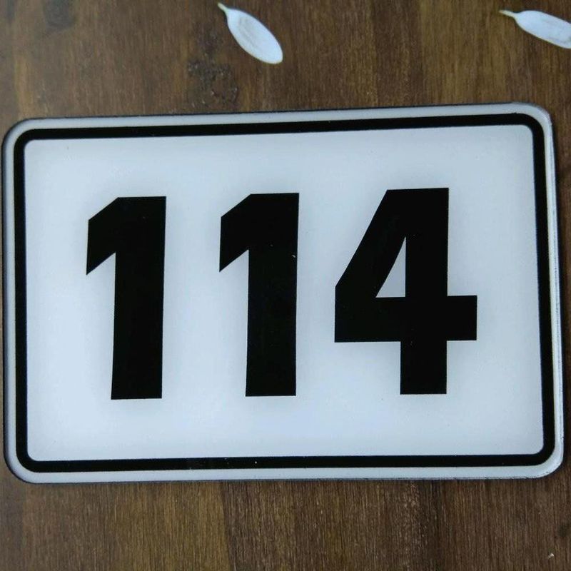 Nomor ruangan Akrilik