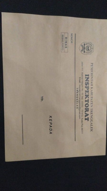 Amplop Dinas Bahan Kertas Samson Karakter Ukuran Jumbo