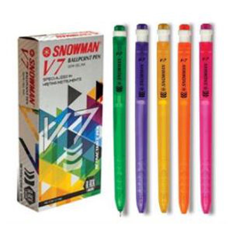 BOLPOIN / PULPEN SNOWMAN CETEKAN V7