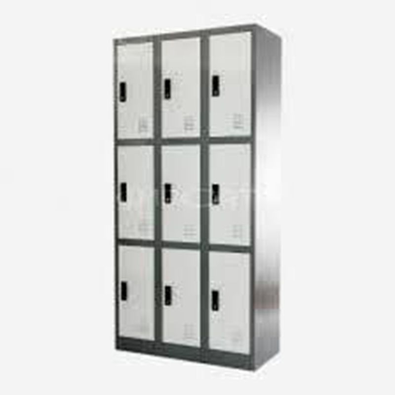 Lemari loker besi 9 pintu