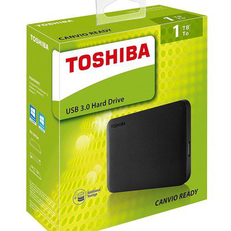Toshiba Canvio Basic 3.0 Portable Hard Drive 4TB, Black Type-C