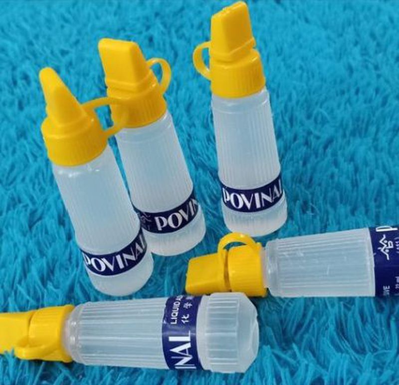 Lem Cair GLUVINAL/POVINAL botol kecil 22 ml LEM KERTAS SERBAGUNA