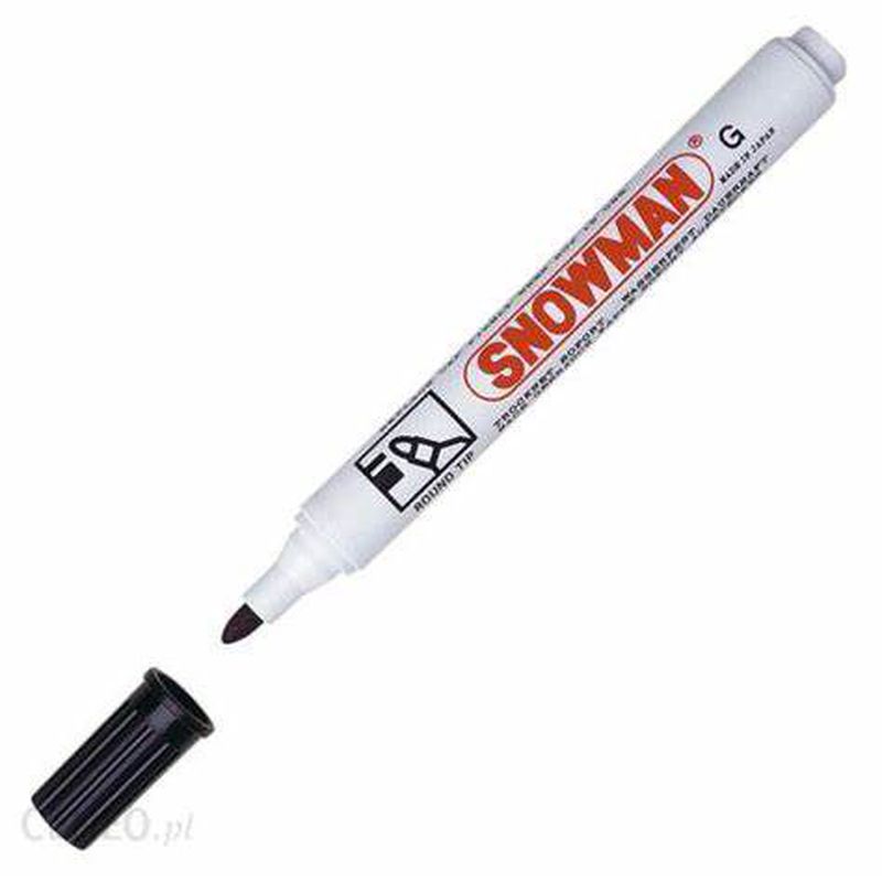 SNOWMAN MARKER G-12 BLACK