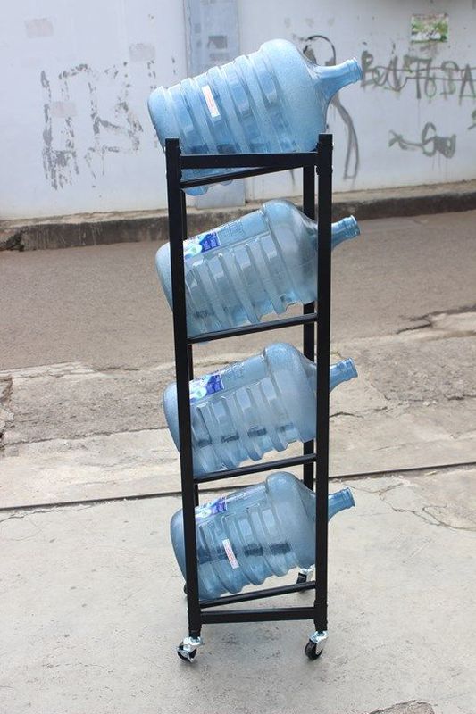 Rak galon Besar ukuran 4 susun Storage rak galon