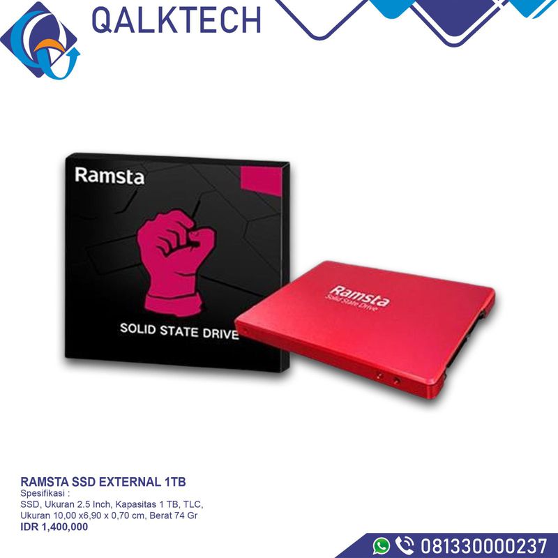 RAMSTA SSD EXTERNAL 1TB 2,5 INCH