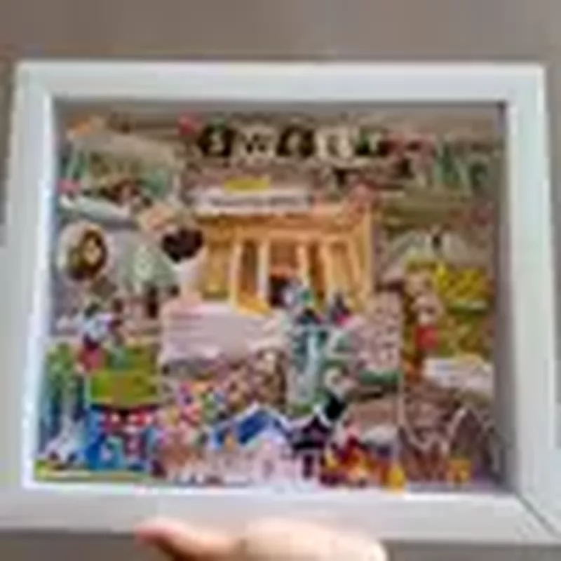 Bingkai 3d 25x30 kedalaman 3cm