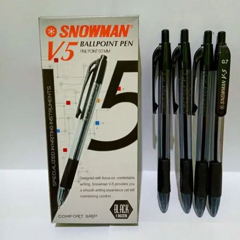 Ballpoint V5 - Snowman