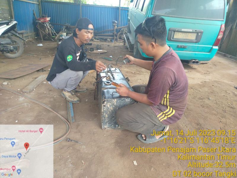 Jasa Las Knalpot NKR 71