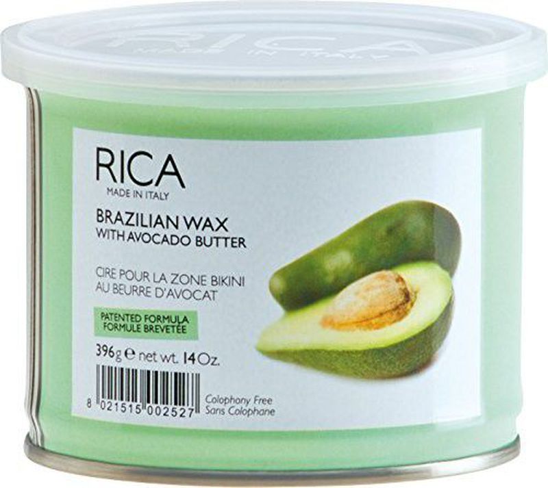 rica brazilian wax with avocado butter