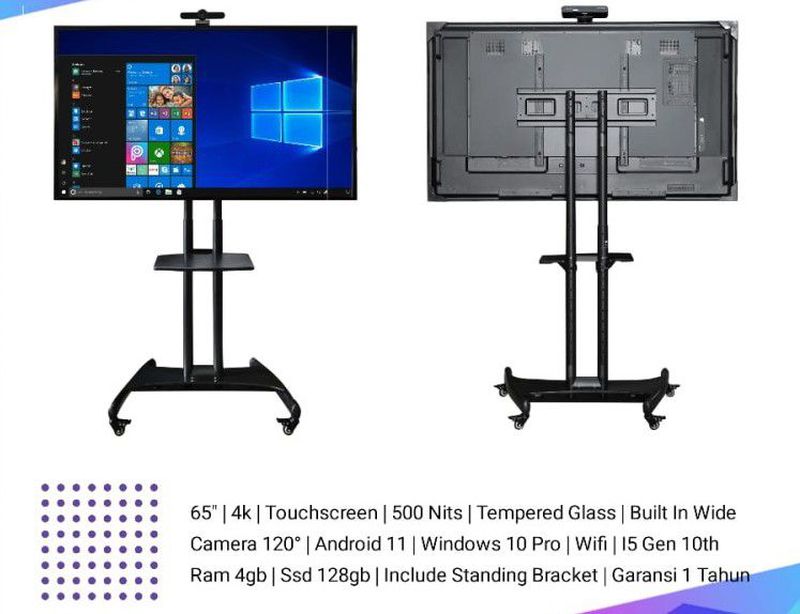 Smart Interactive Whiteboard 65 Inch