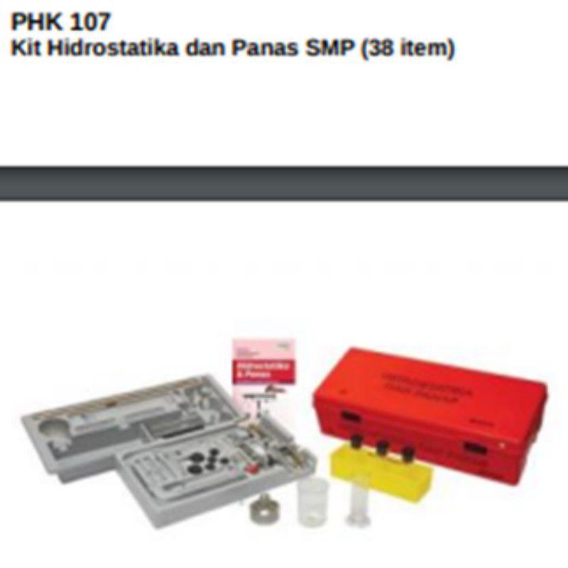 KIT HIDROSTATIKA DAN PANAS SMP (38 item)-PHK 107