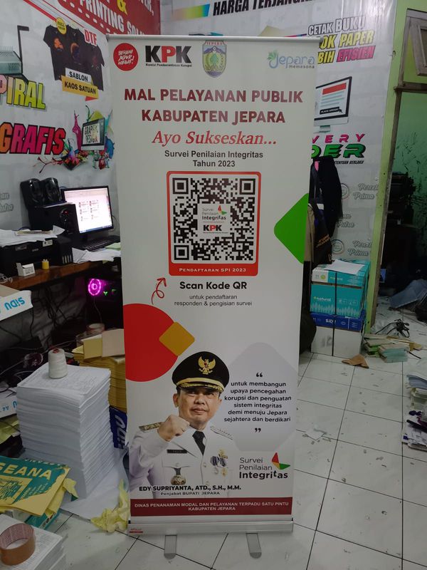 Roll Banner SPI Barcode