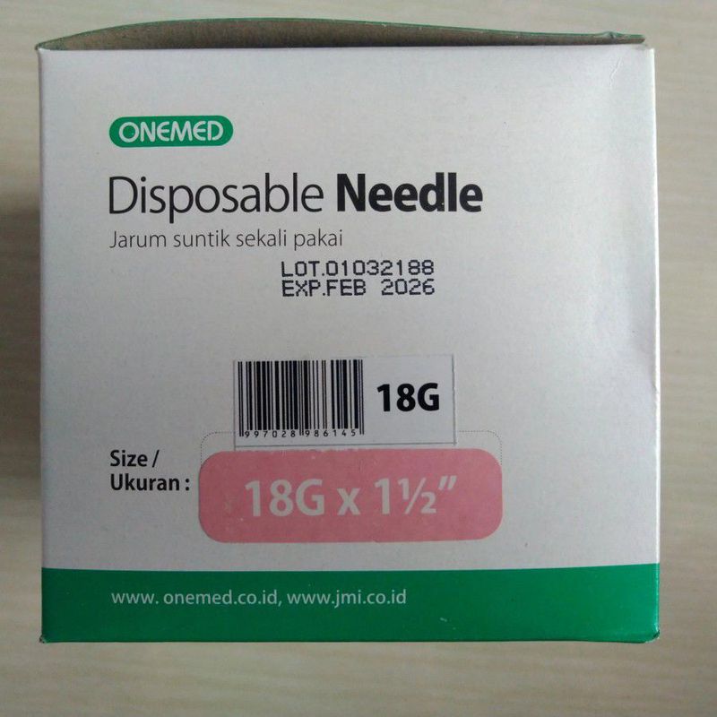 JARUM SUNTIK 18G
