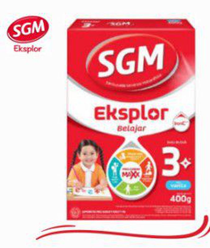 Sgm Eksplor 3 Plus Rasa Vanila 400gr