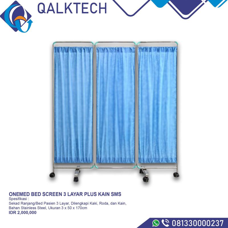 ONEMED BED SCREEN 3 LAYAR PLUS KAIN SMS