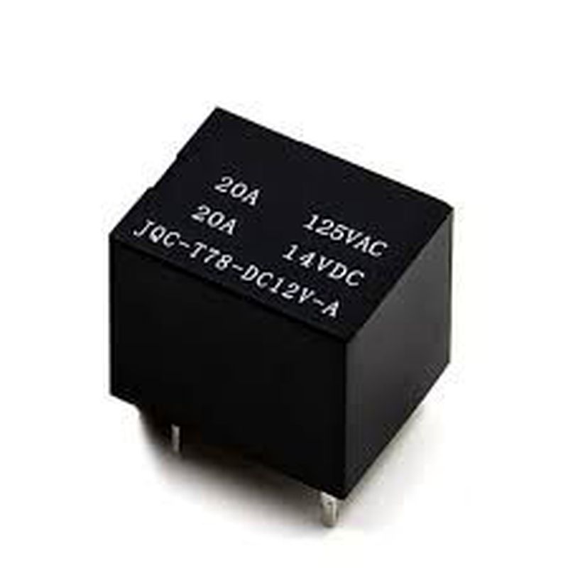Relay JQC-T78-DC12V-A Relay Mobil 4 Kaki