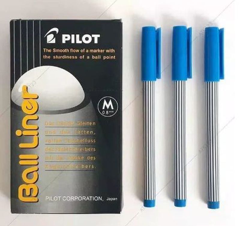 Ballpoint Balliner Biru - Biru