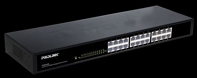 PROLINK PROLINK PCSE2450M 24 PORT 100MBPS MANAGED ETHERNET SWITCH