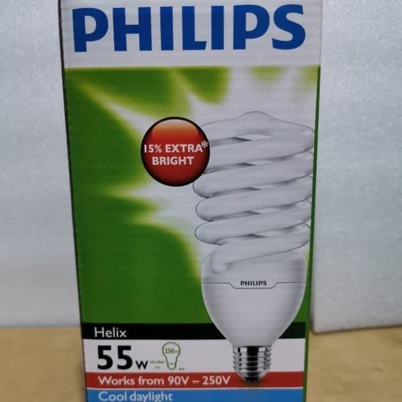 Philips Tornado helix 55 watt