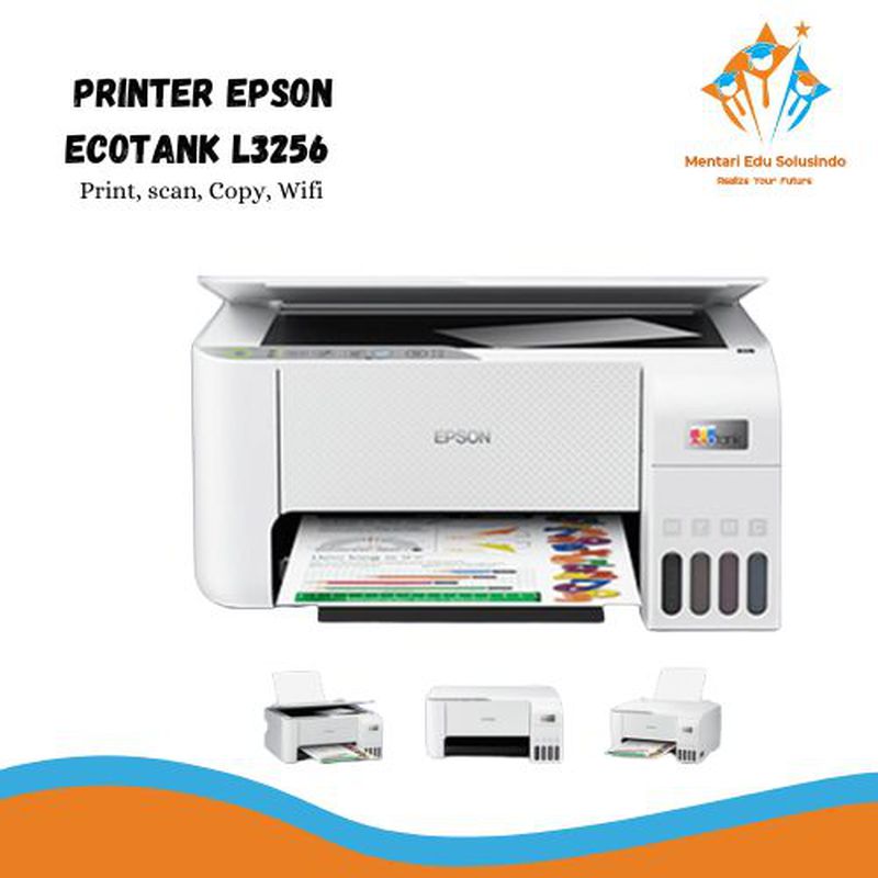 Epson L3256 Printer EcoTank A4 WiFi All In One (Original Ink)