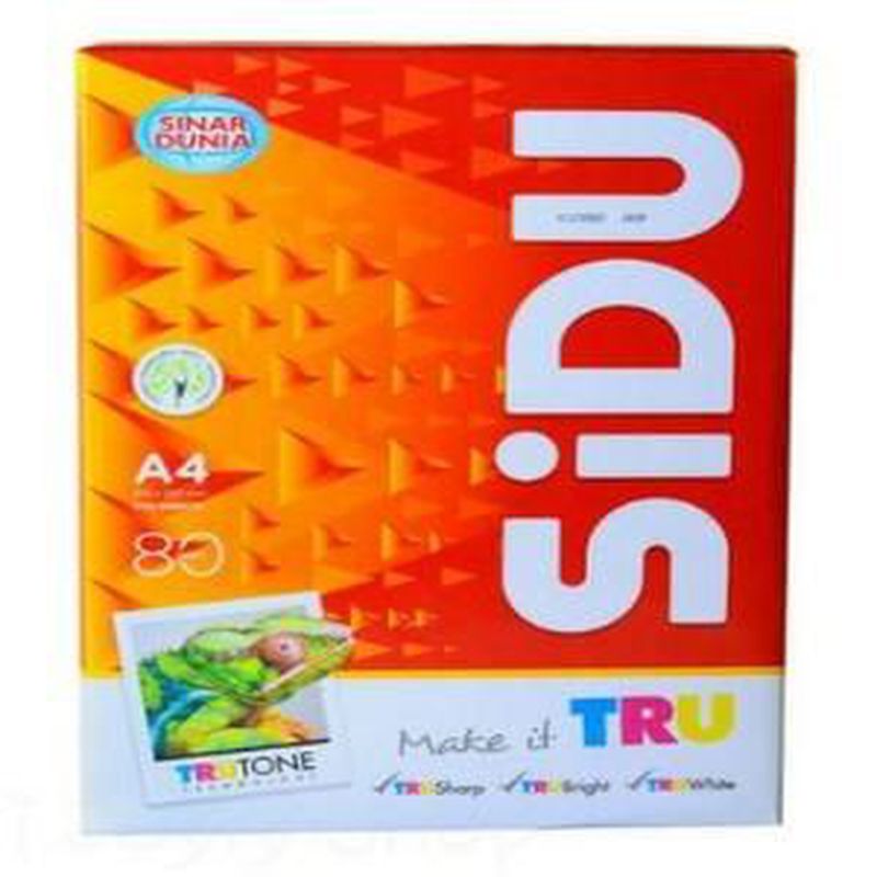 KERTAS HVS SIDU A4 80 GRAM