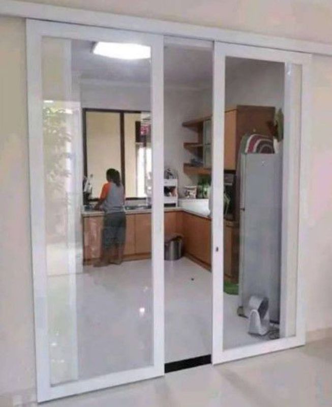 Pintu Sliding Aluminium Kaca