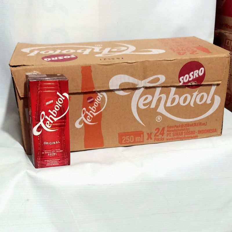 Teh Botol Sosro Kotak 250 ML
