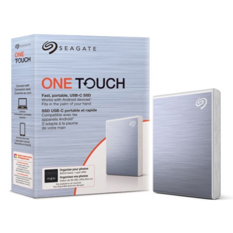 Seagate SSD External One Touch SPEEDX - 2.5 inch - 1 TB - Blue ...