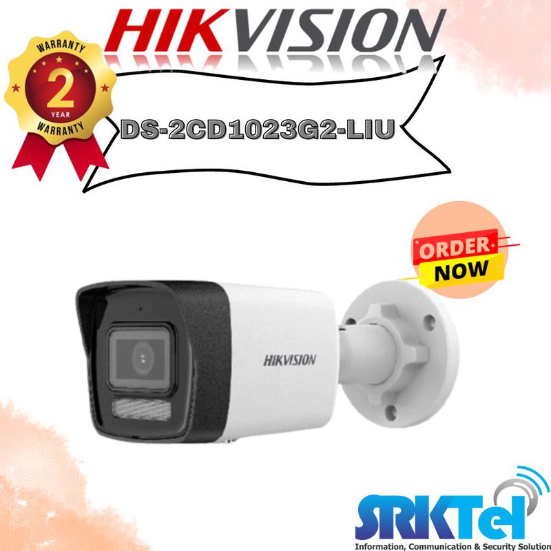 DS-2CD1023G2-LIU - HIKVISION IP CAMERA 2MP DUAL LIGHT BULLET AUDIO DS-2CD1023G2-LIU - HIKVISION IP CAMERA 2MP DUAL LIGHT BULLET AUDIO