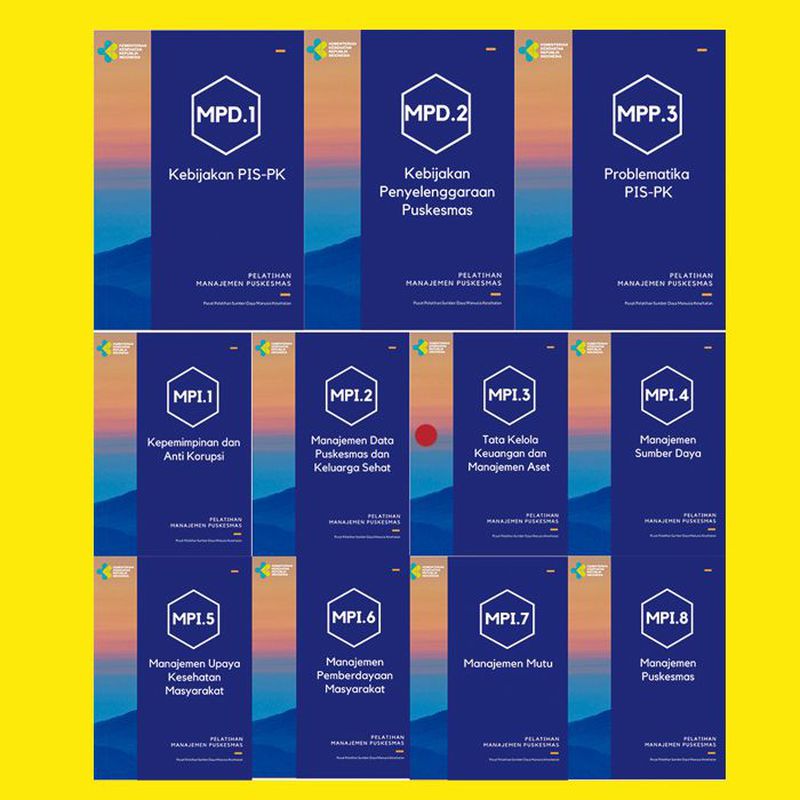 CETAK PAKET MODUL PELATIHAN MANAJEMEN PUSKESMAS TAHUN 2023