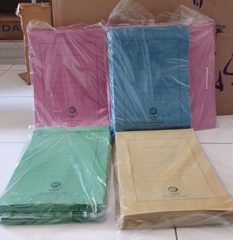 MAP FOLIO BIASA (KERTAS) - Kuning