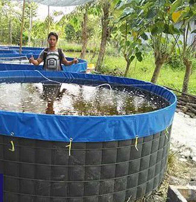 KOLAM TERPAL BUNDAR DIAMETER 1.5M