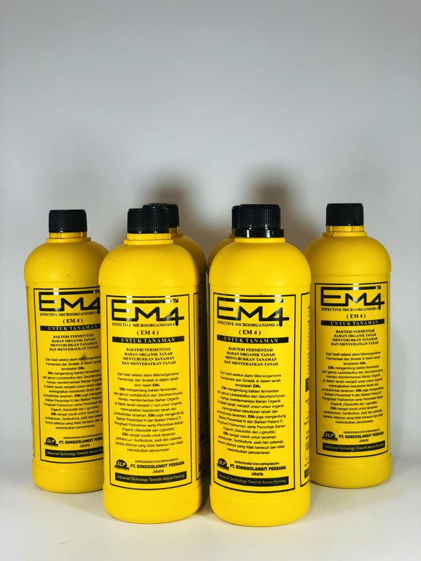 Pupuk Cair Organik EM4 Kuning untuk Tanaman