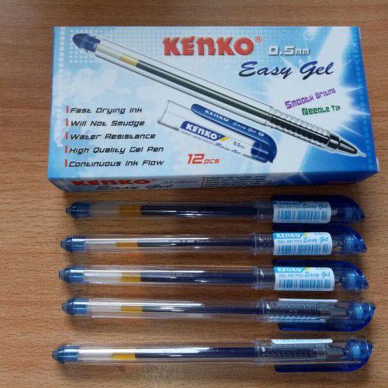GEL PEN BIRU