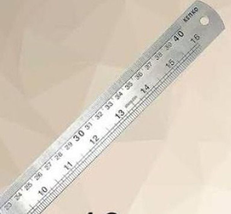 Penggaris Besi 40 cm