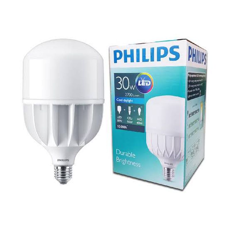 PHILIPS Bulb LED Bohlam Lampu - Putih [30 Watt]