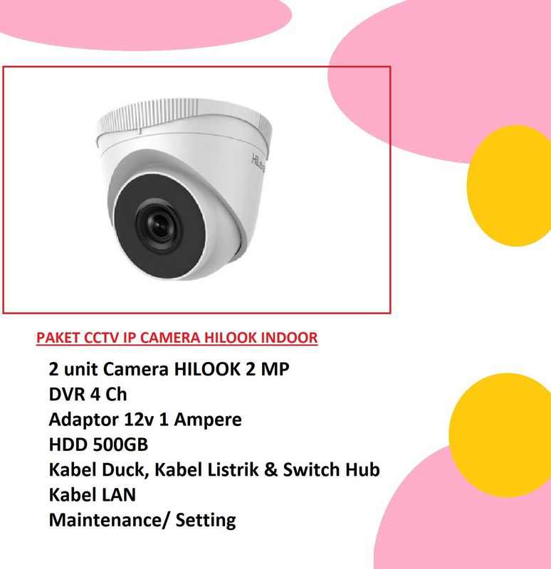 PAKET CCTV IP CAMERA HILOOK
