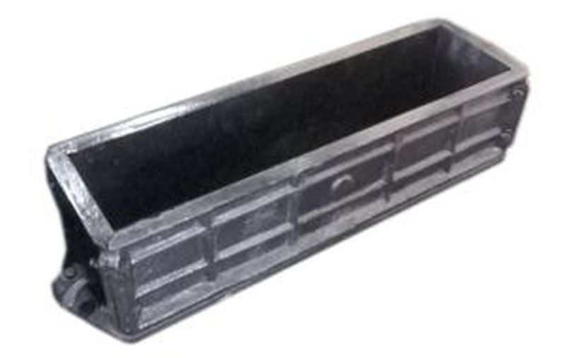 Concrete Beam Mold, steel cast, 150 x 150 x 600 mm