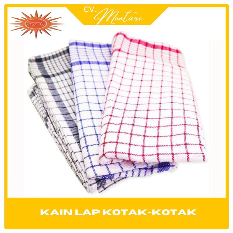 KAIN LAP KOTAK-KOTAK