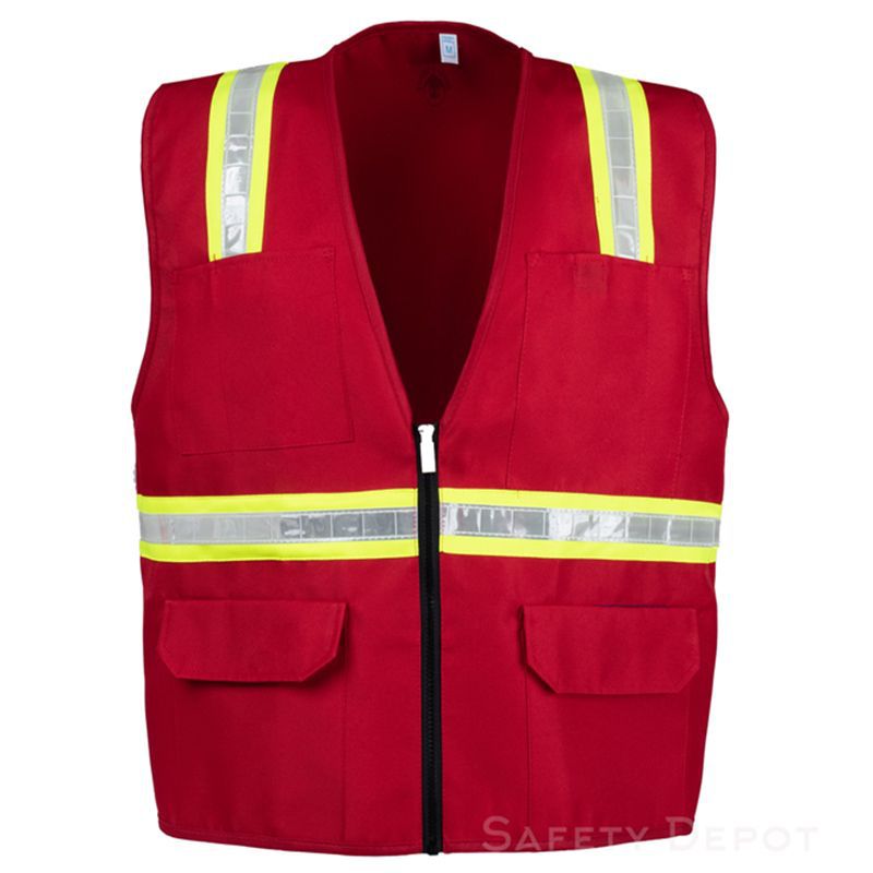 rompi drill merah / rompi proyek drill / rompi proyek merah