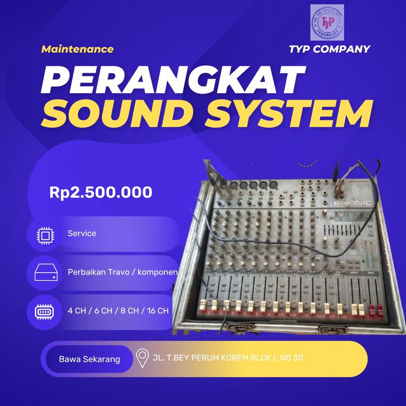 Service Perangkat Sound System
