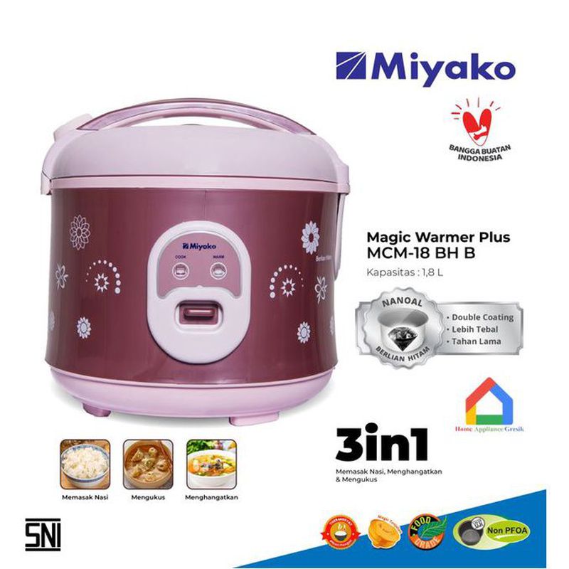 RICE COOKER SEDANG MIYAKO MCM-18 BH 1,8 LITER
