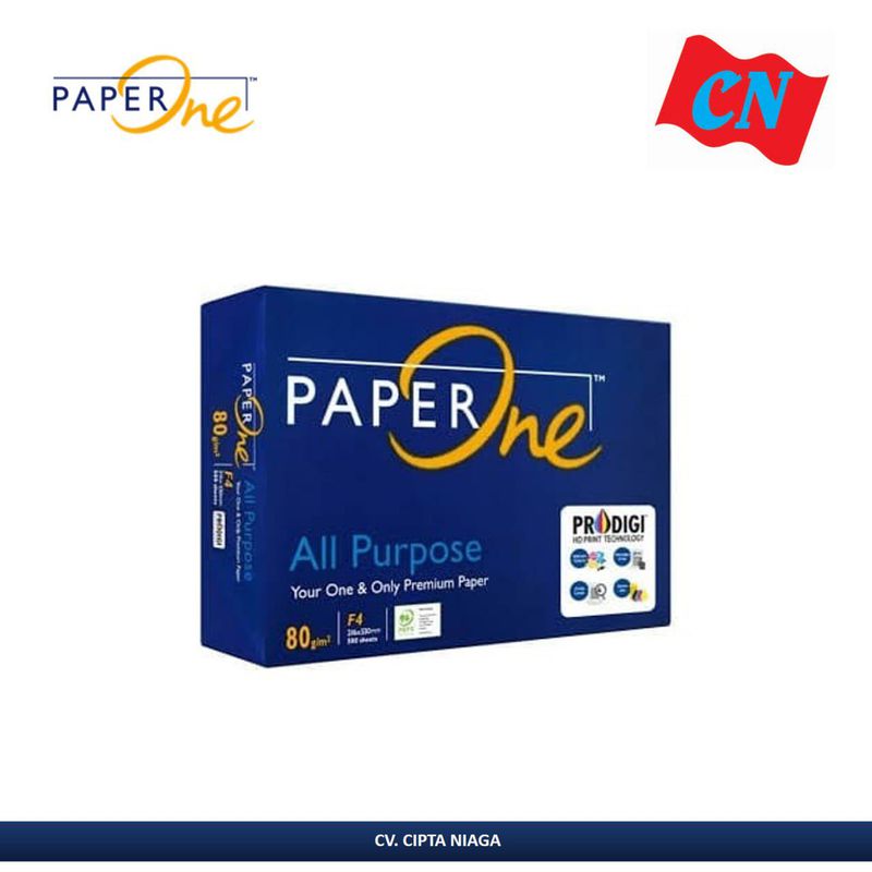 Kertas F4 80 Gr Paper One
