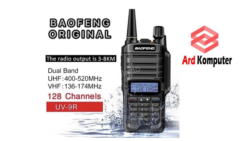 HT Baofeng UV-9R Plus Dualband 8Watt Waterproof