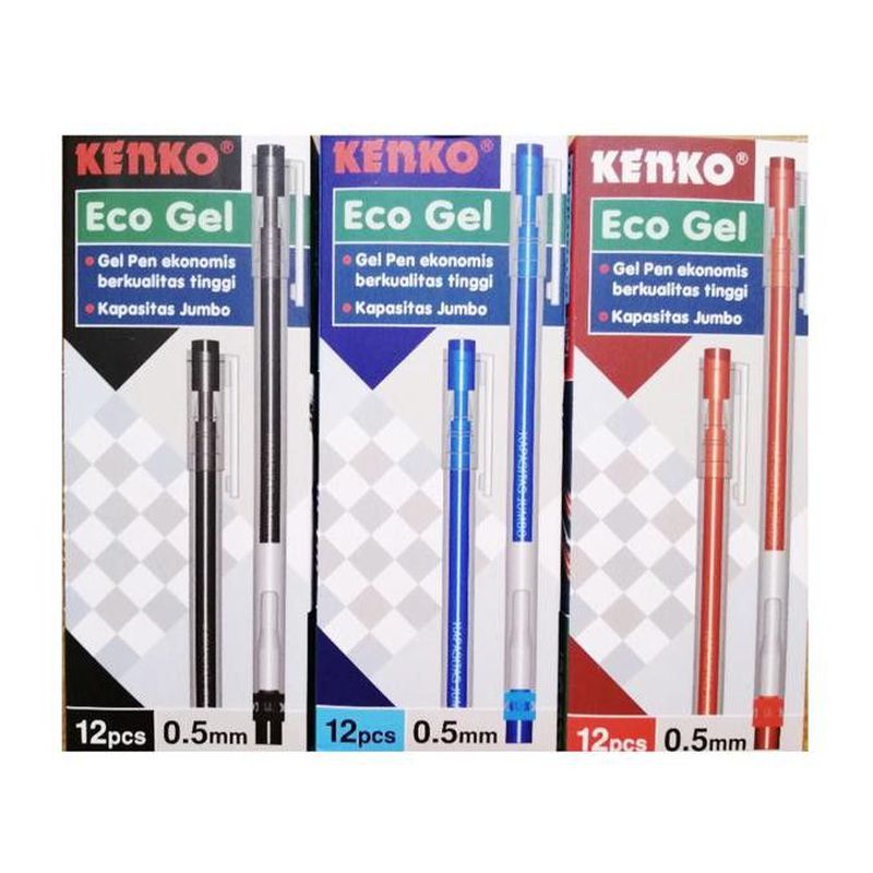 Pena Eco Gel Ink 0,5 - Hitam