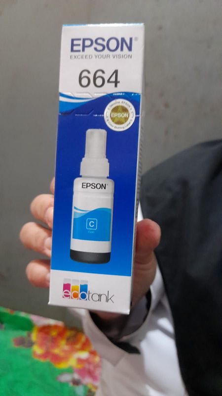 TINTA PRINTER EPSON 664 CYAN