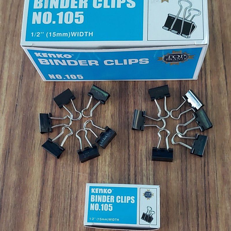 Binder Clip Kecil/Sedang (per Kotak)