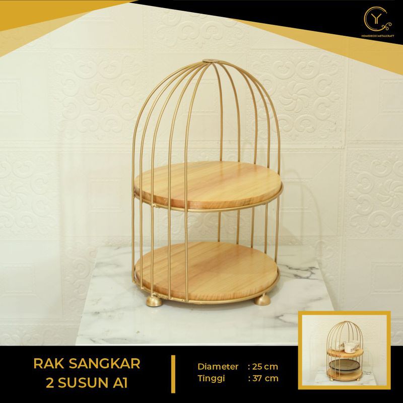 RAK SANGKAR 2 SUSUN A1 - RAK SANGKAR - RAK BESI DAN KAYU - RAK ...