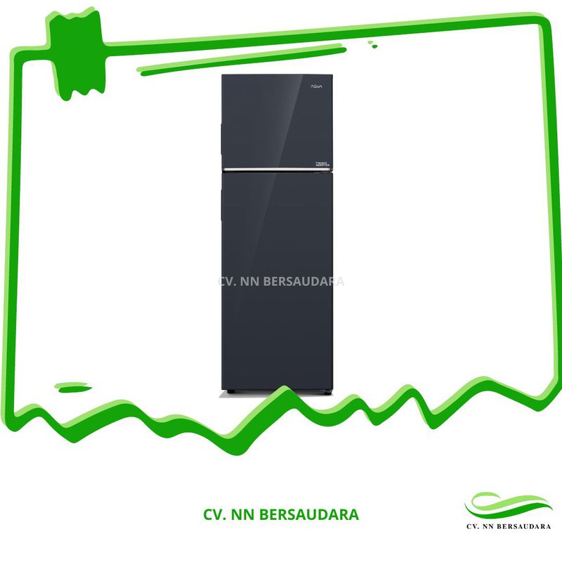 Aqua Refrigerator AQR-415IM Twin Inverter 2 Pintu 357 Liter