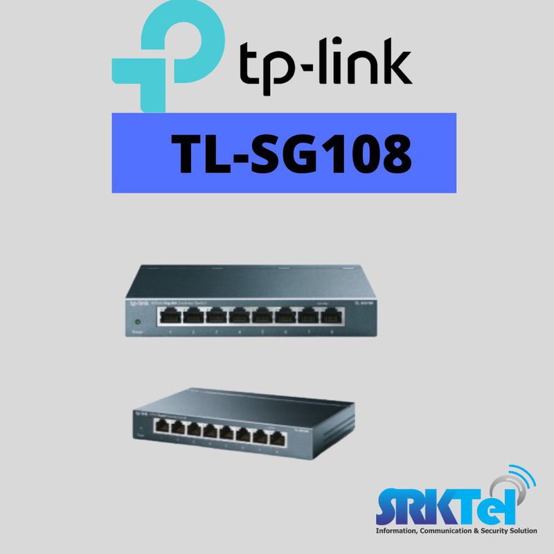 TP-LINK TPLINK TL-SG108 8-Port Gigabit Desktop Switch